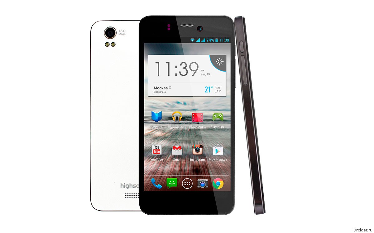 [Видео обзор] Highscreen Alpha Ice - смартфон с узнаваемым профилем ...