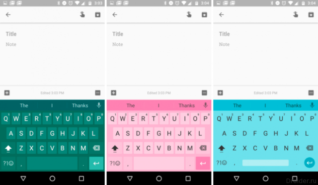 В Google Keyboard появились темы оформления | Droider.ru