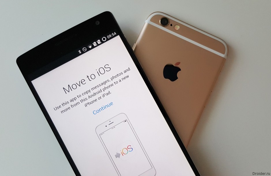 Apple выпустит приложение move to Android | Droider.ru